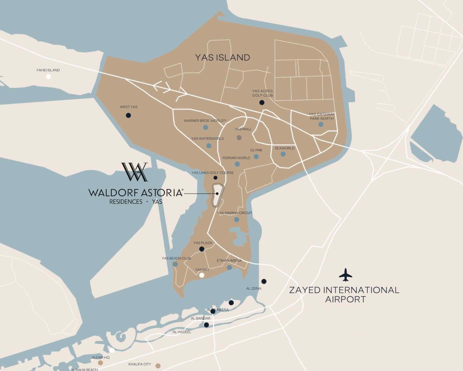 Waldorf Astoria Residences at Yas Island by Aldar Properties